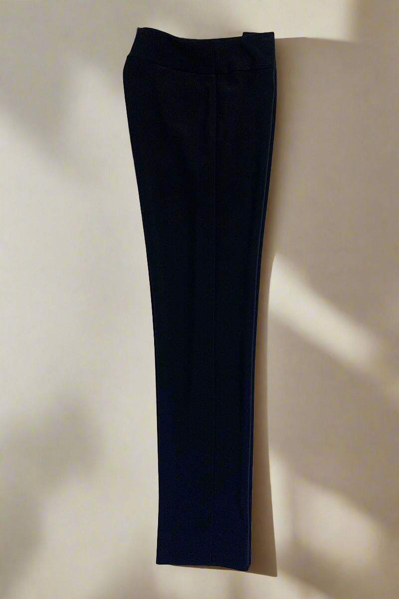 Krazy Larry Microfiber Pants in Navy | Mildred Hoit